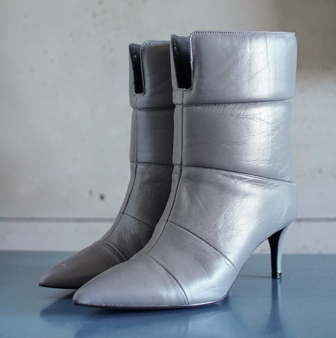 Botines grises de moda vintage SIMPLE EUR40 US9 UK6.5 - Etsy España