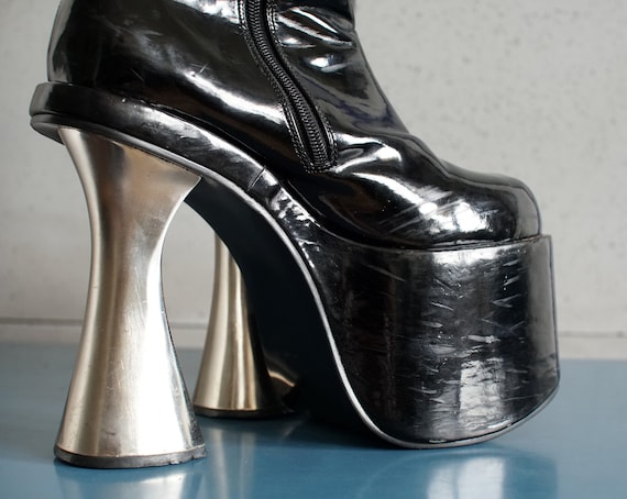 EUR42.5 DEMONIA vintage monster witchy high platform … - Gem