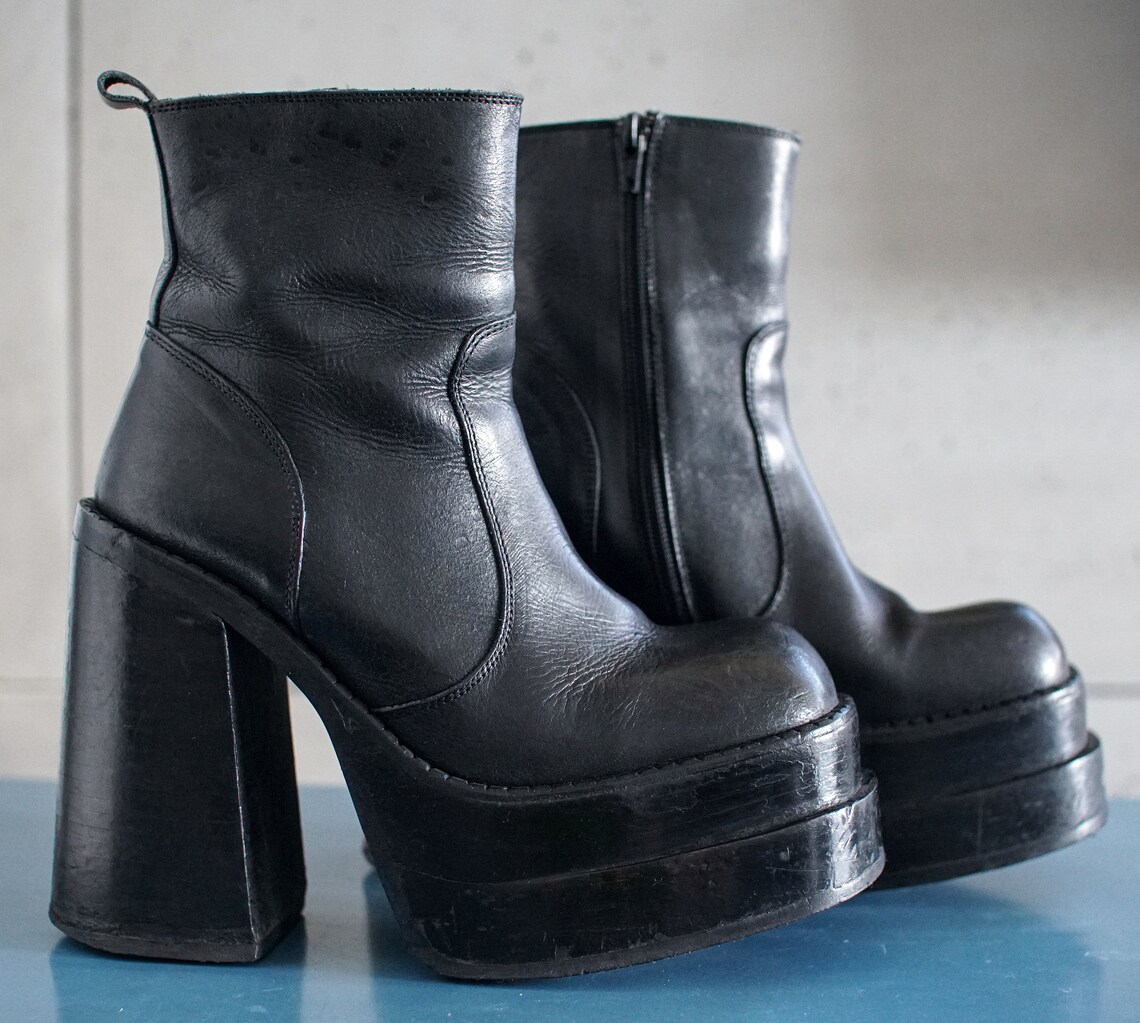 EUR39 US8.5 SONAX Buty Na Platformie Bardzo Rzadka Platforma MEGA Buty ...