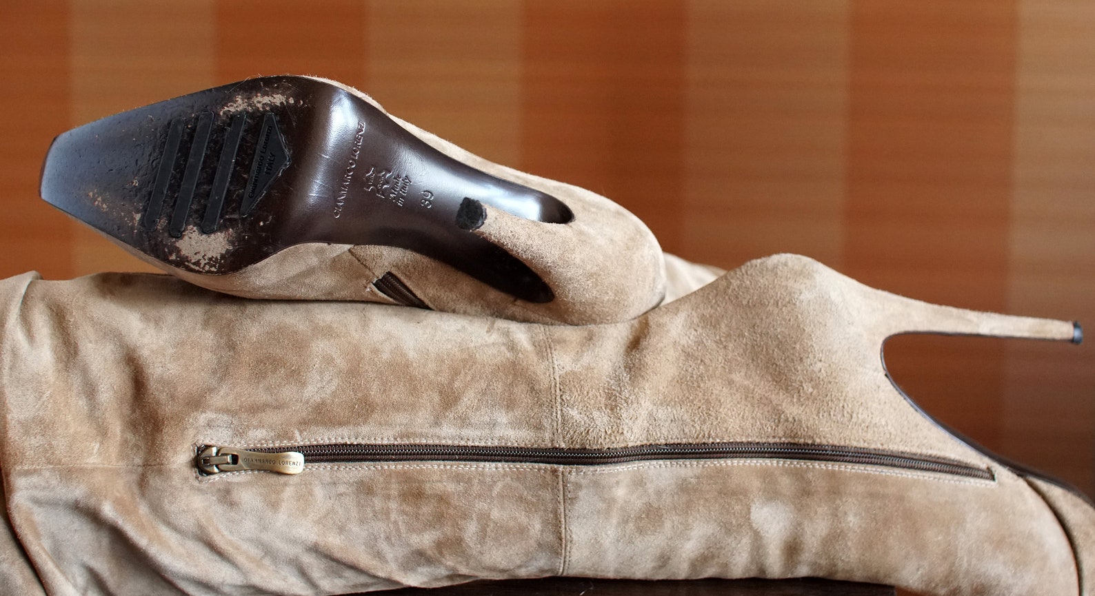 GIANMARCO LORENZI Pointy Platform Overknee Boots GML Luxory - Etsy