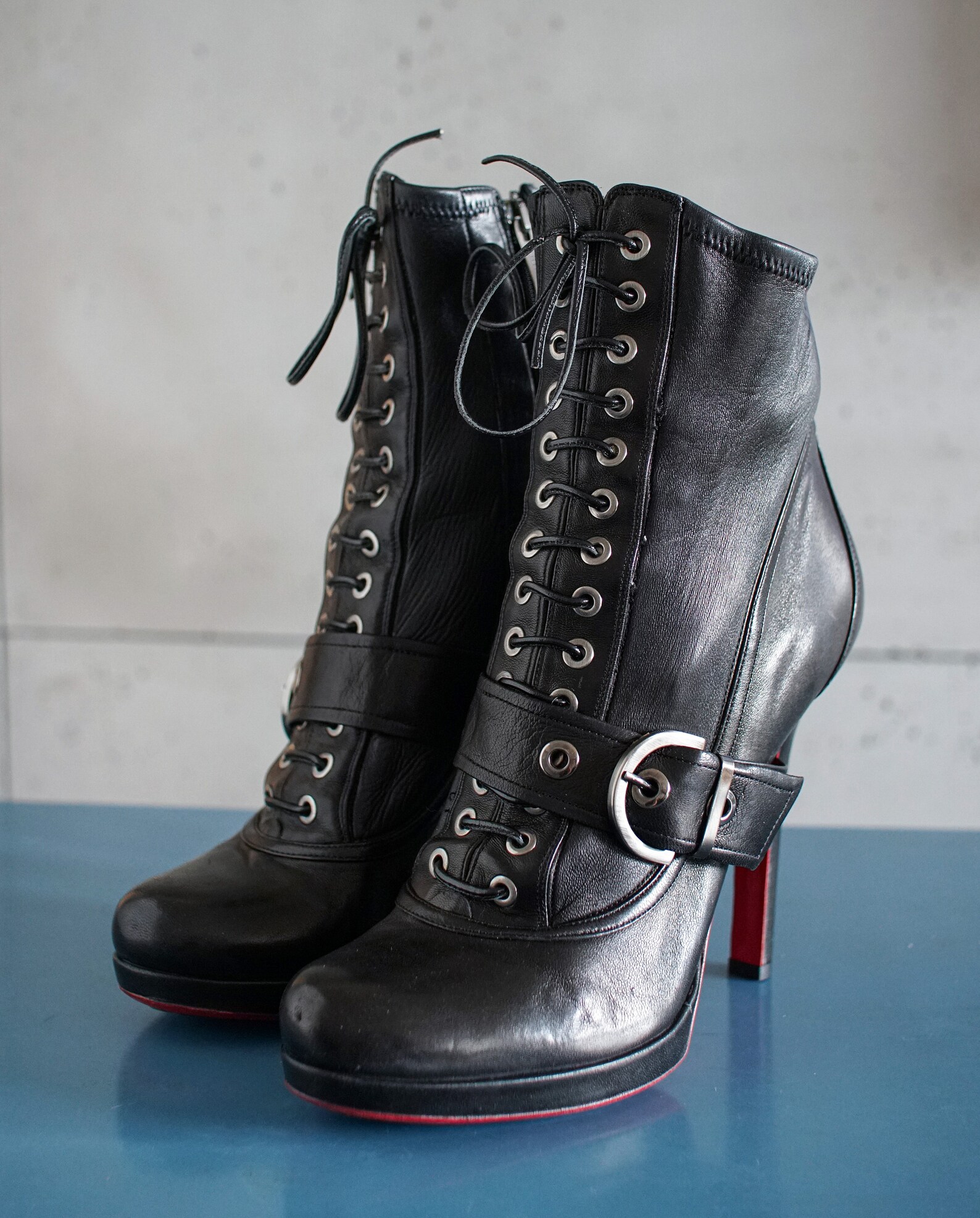 GIANMARCO LORENZI Platform Booties GML 41 - Etsy
