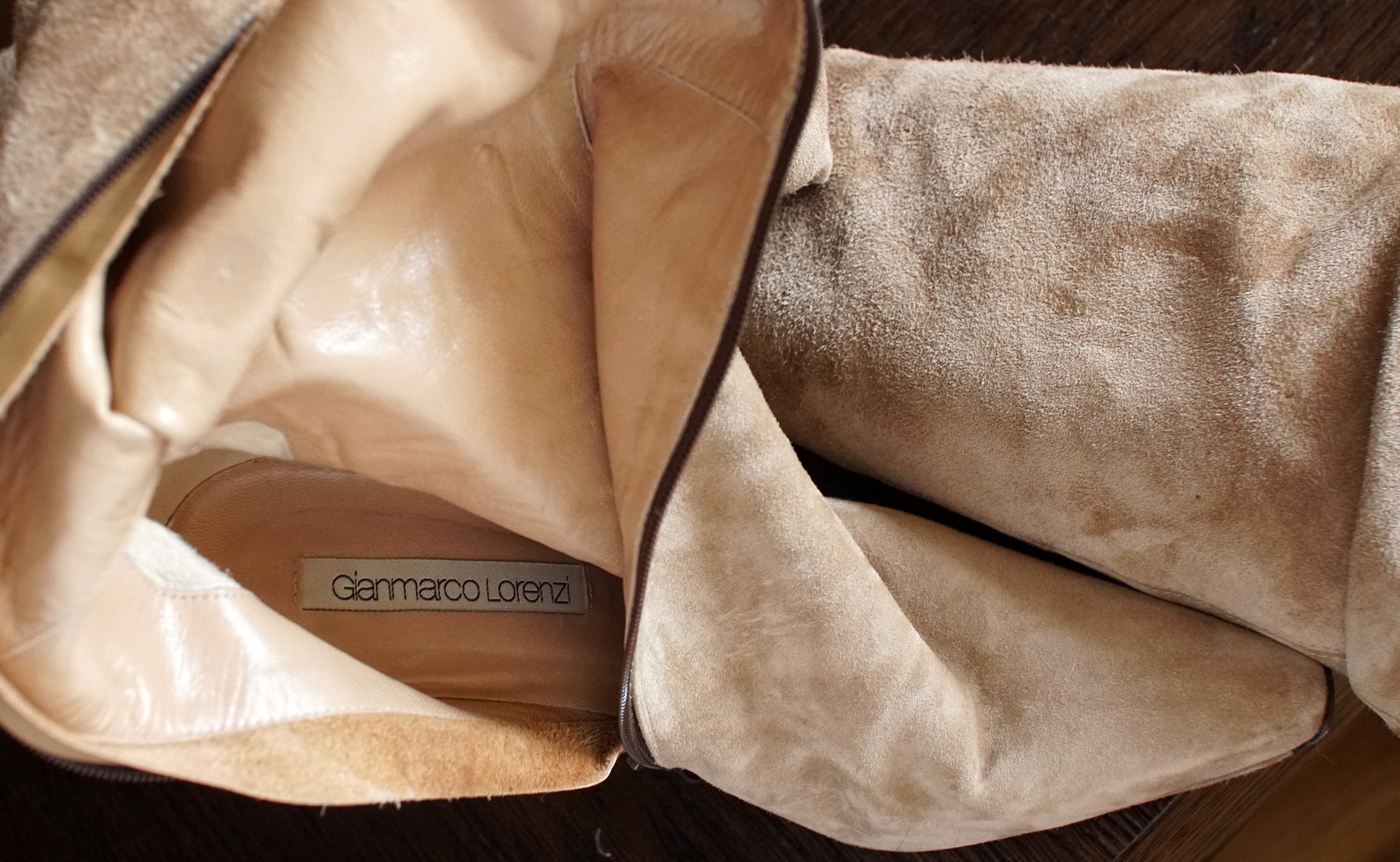 GIANMARCO LORENZI Pointy Platform Overknee Boots GML Luxory - Etsy