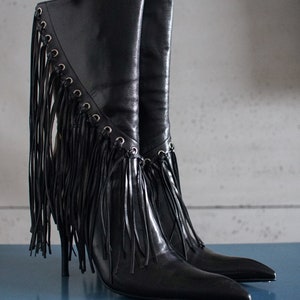 GIANMARCO LORENZI Mega Pointy Vintage Boots GML 40 - Etsy Canada