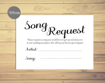 Song request | Etsy