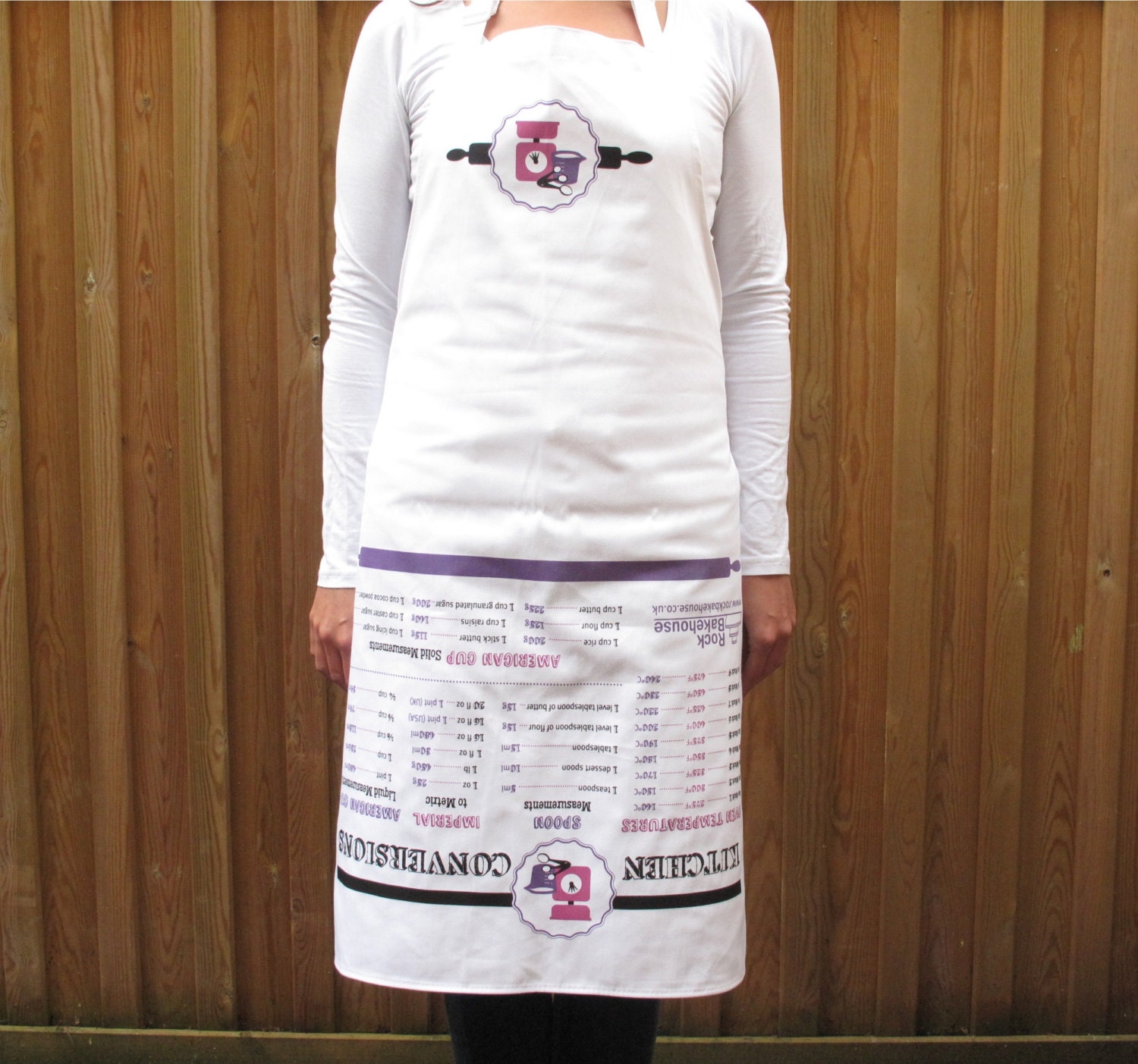 Kitchen Conversion Chart Apron Christmas Gift White 100% - Etsy