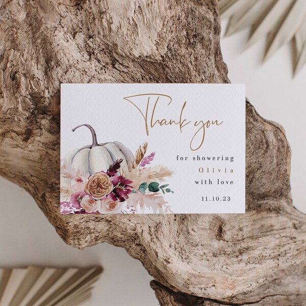 Fall Thank You Notes - Etsy