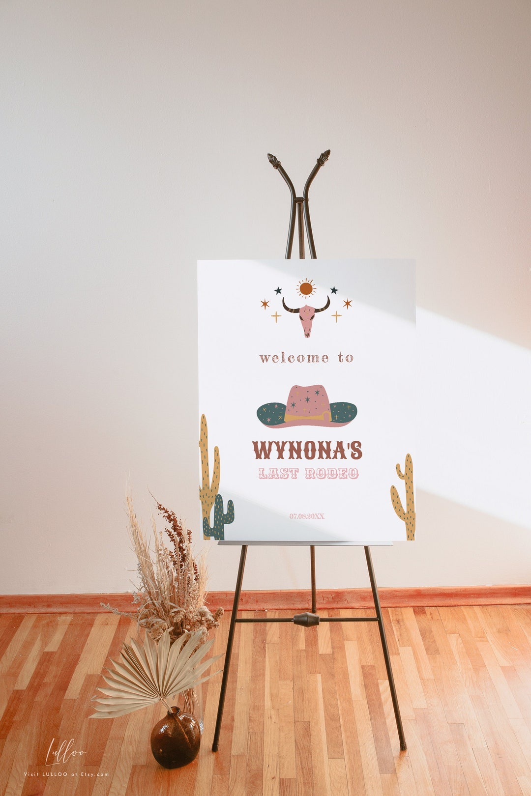 Last Rodeo Bridal Shower Welcome Sign, Cowgirl Bridal Sprinkle ...