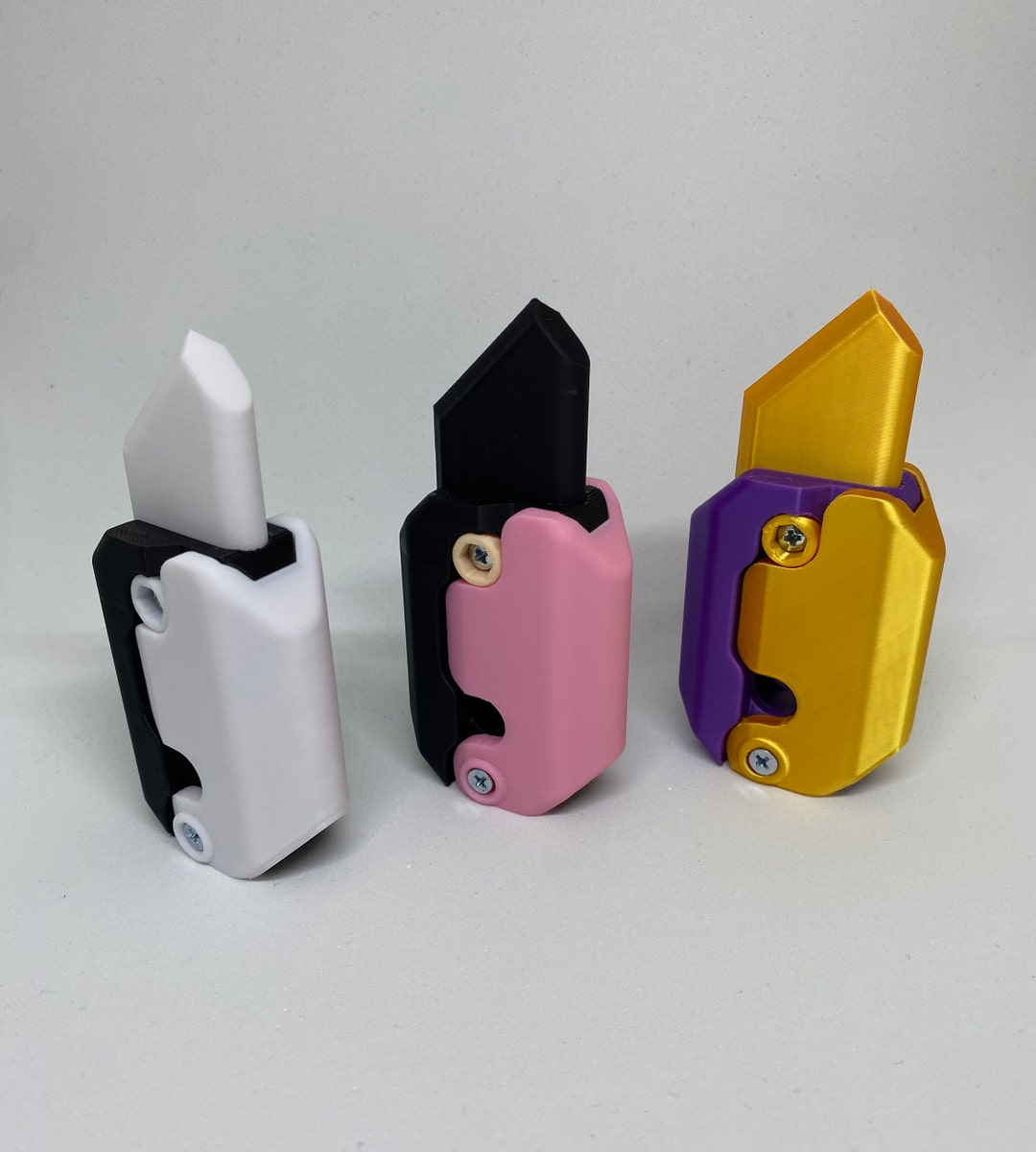 3D Printed Gravity Knife (customisable) - Fidget Toy - Etsy