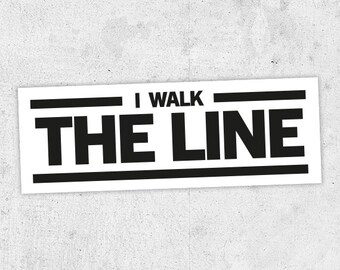 I Walk the Line | Etsy