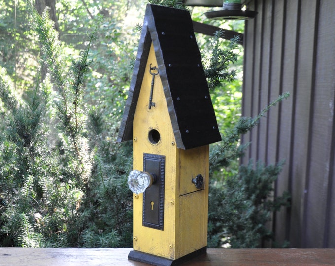 Rustic Birdhouse the Loft - Etsy