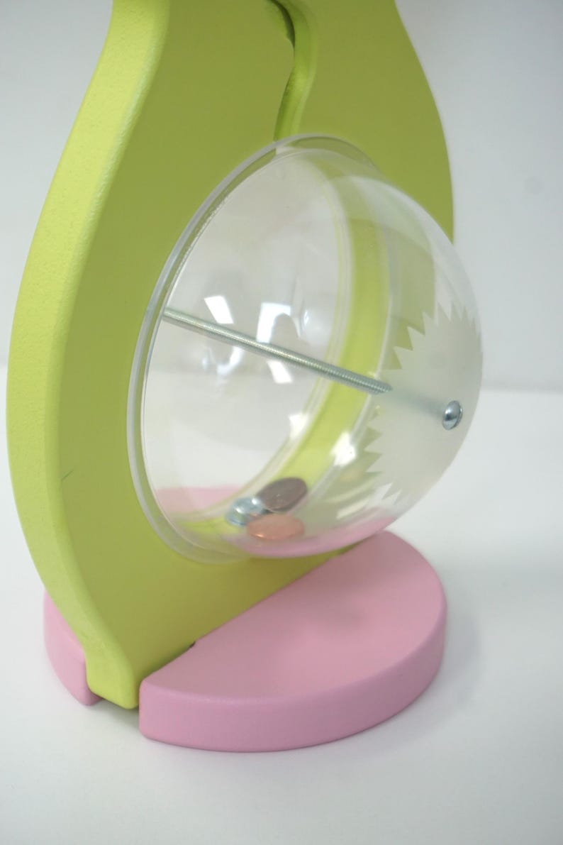 BIG BELLY BANKS- Pink & Green Flower Coin Bank 20" - Free ...