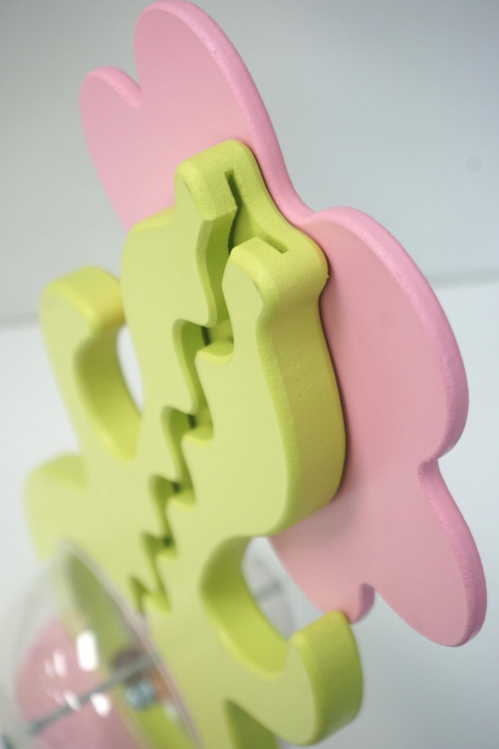 BIG BELLY BANKS- Pink & Green Flower Coin Bank 20" - Free ...