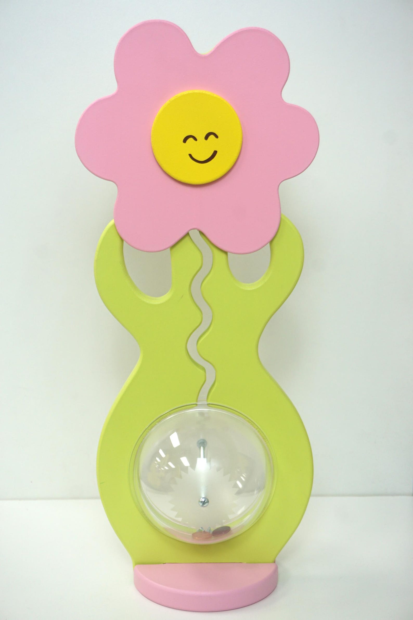 BIG BELLY BANKS- Pink & Green Flower Coin Bank 20" - Free ...