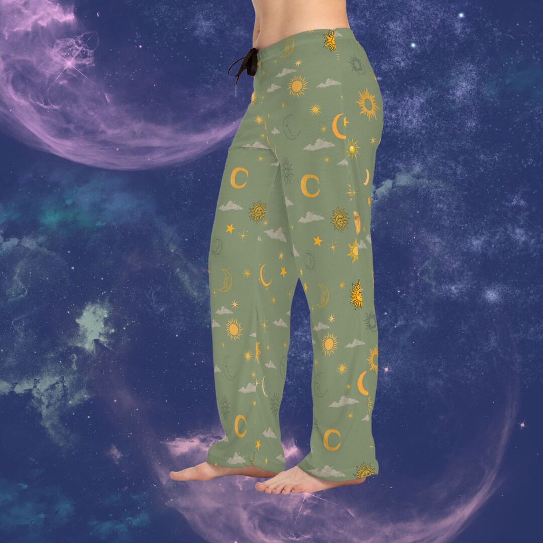 Sun Stars and Moon Aesthetic Pajamas, Mystical Astrology Clothes ...