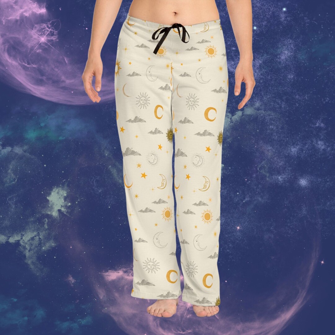 Sun Stars and Moon Aesthetic Pajamas, Mystical Astrology Clothes ...