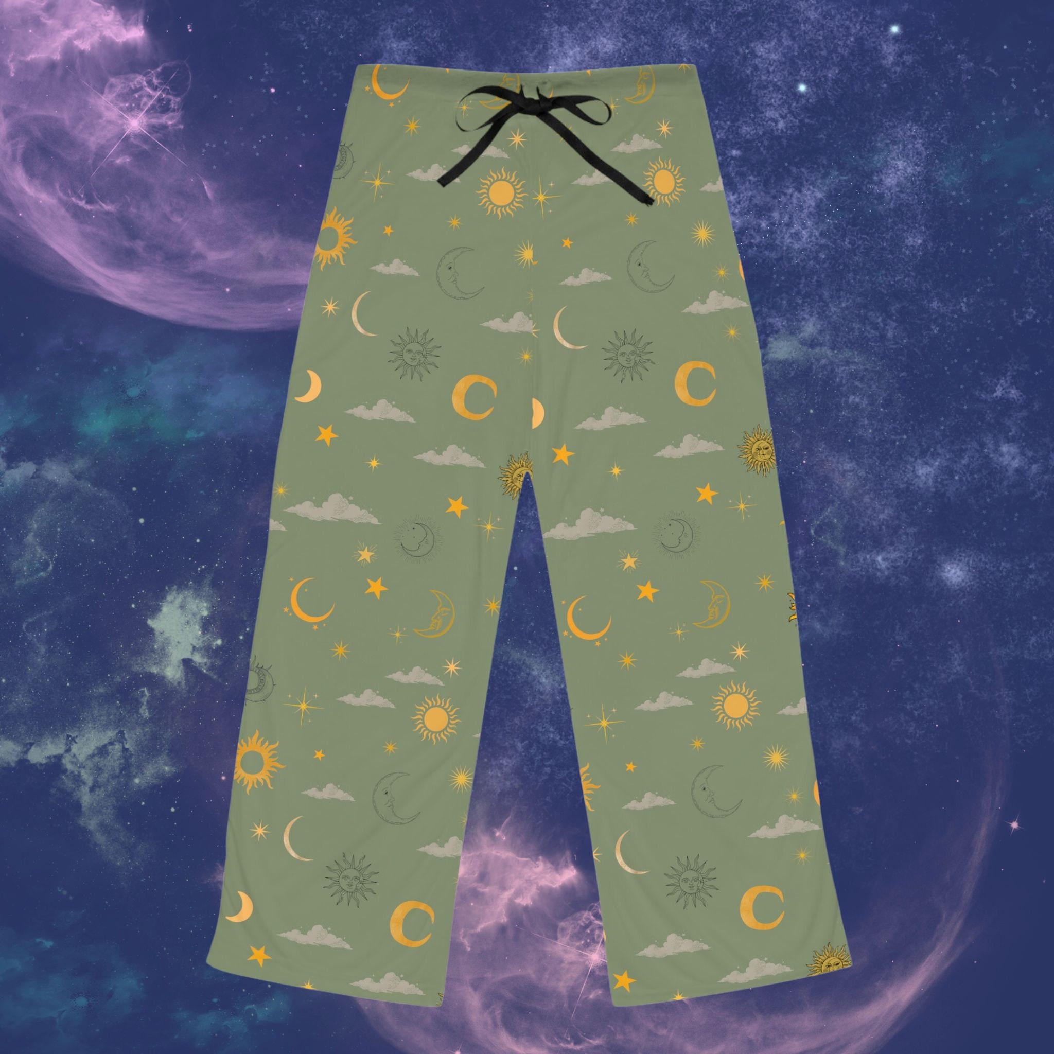 Sun Stars and Moon Aesthetic Pajamas, Mystical Astrology Clothes ...