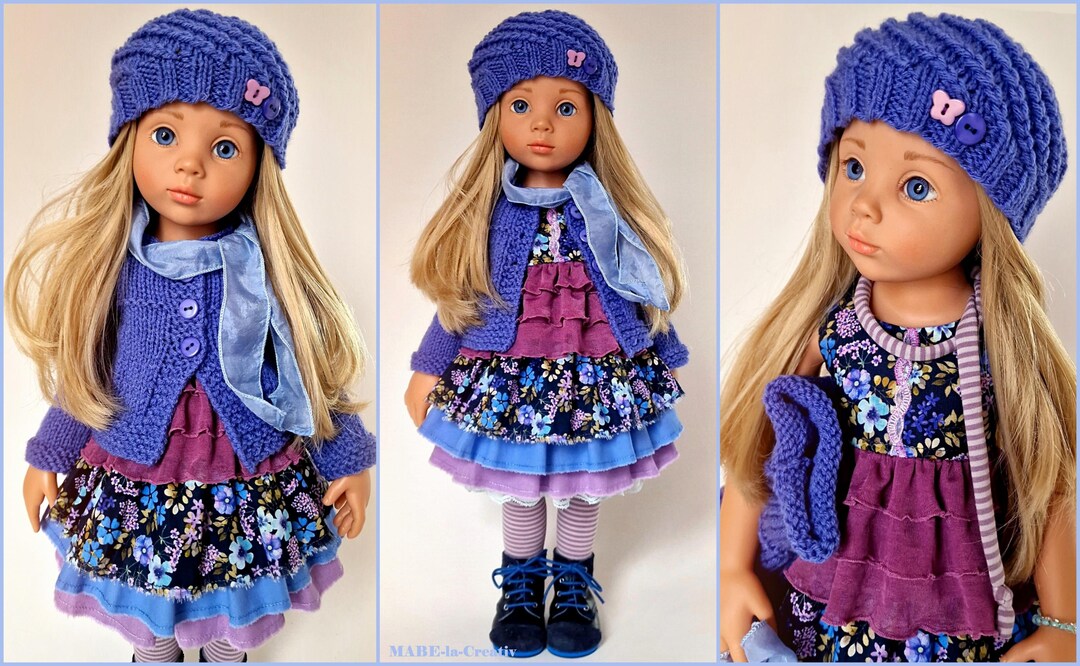 Doll Clothes 50 Cm Götz, MARIE - Purple Blue - Etsy