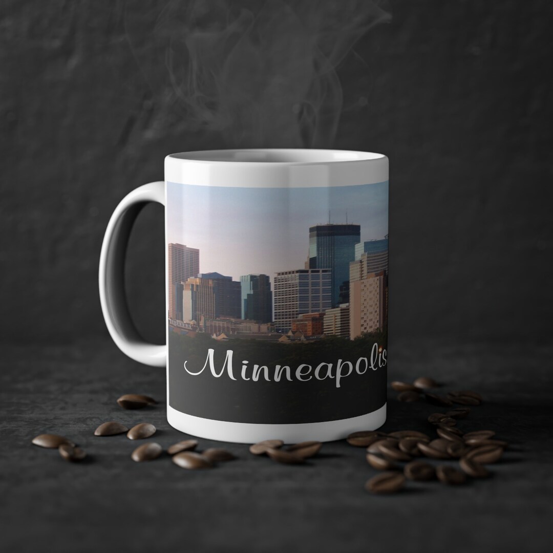 Minneapolis, MN Skyline: Coffee Standard Mug, 11oz - Etsy