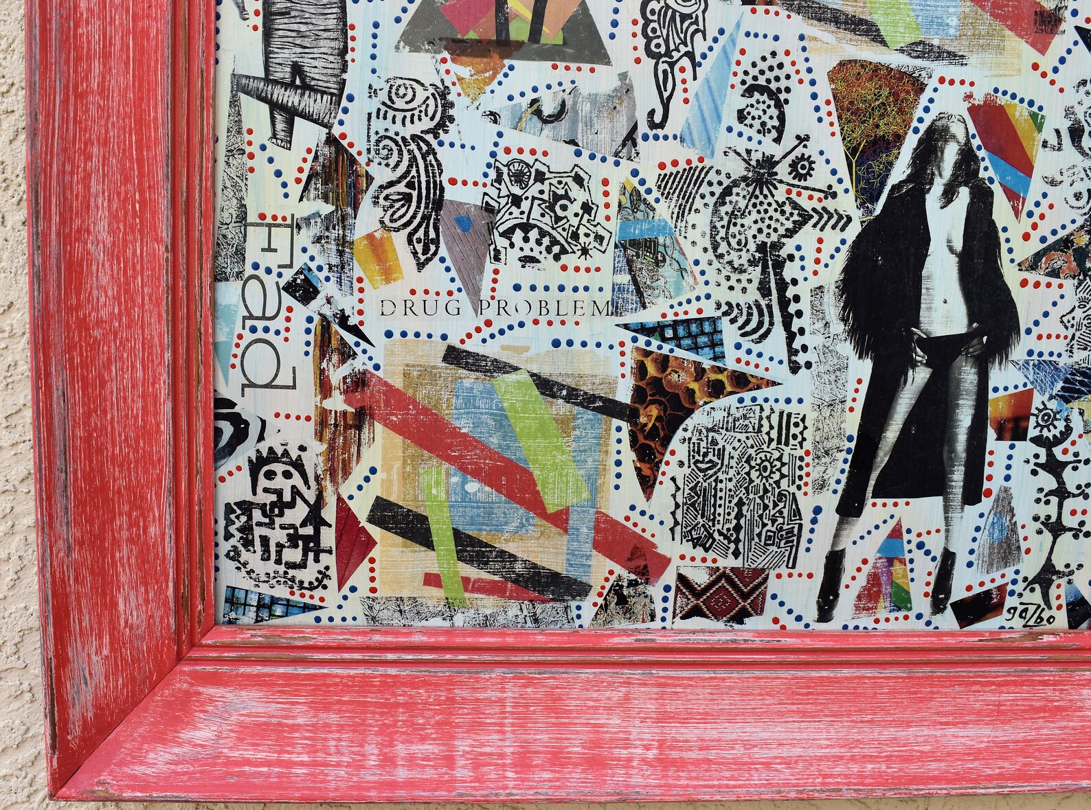 FAD Outsider Contemporary Abstract Folk Art Mixed Media - Etsy