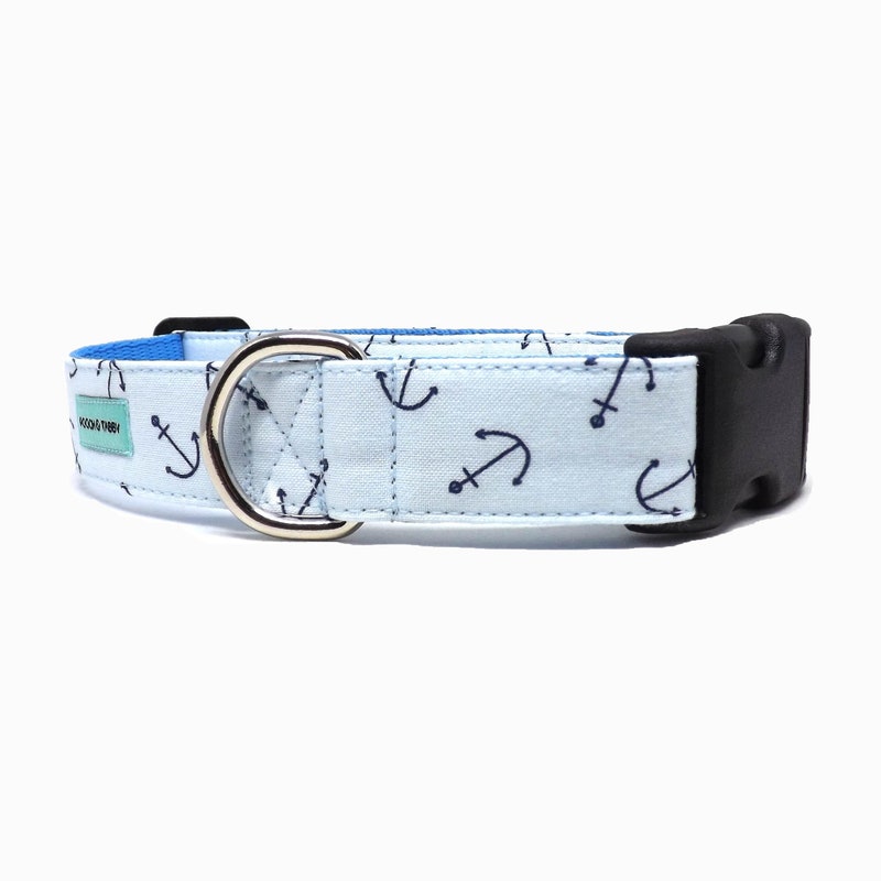 Nautical Dog Collars - Etsy