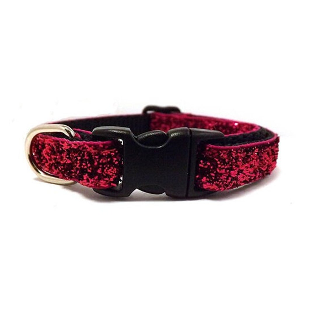 Cat Collar the Superstar Shocking Pink Sparkle Breakaway Cat - Etsy