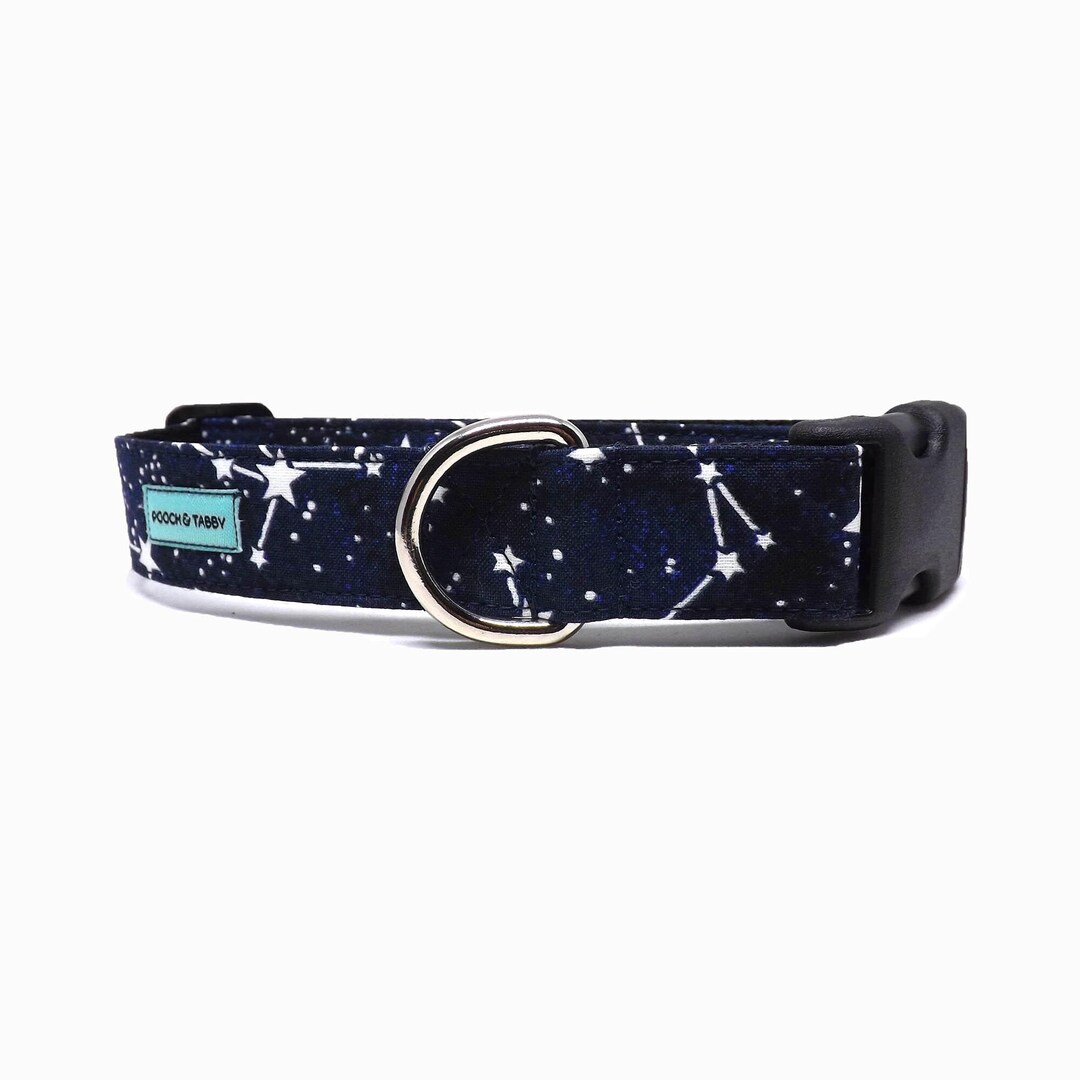 Connect the Stars - Dog Collar / Glow in the Dark Constellation Design ...