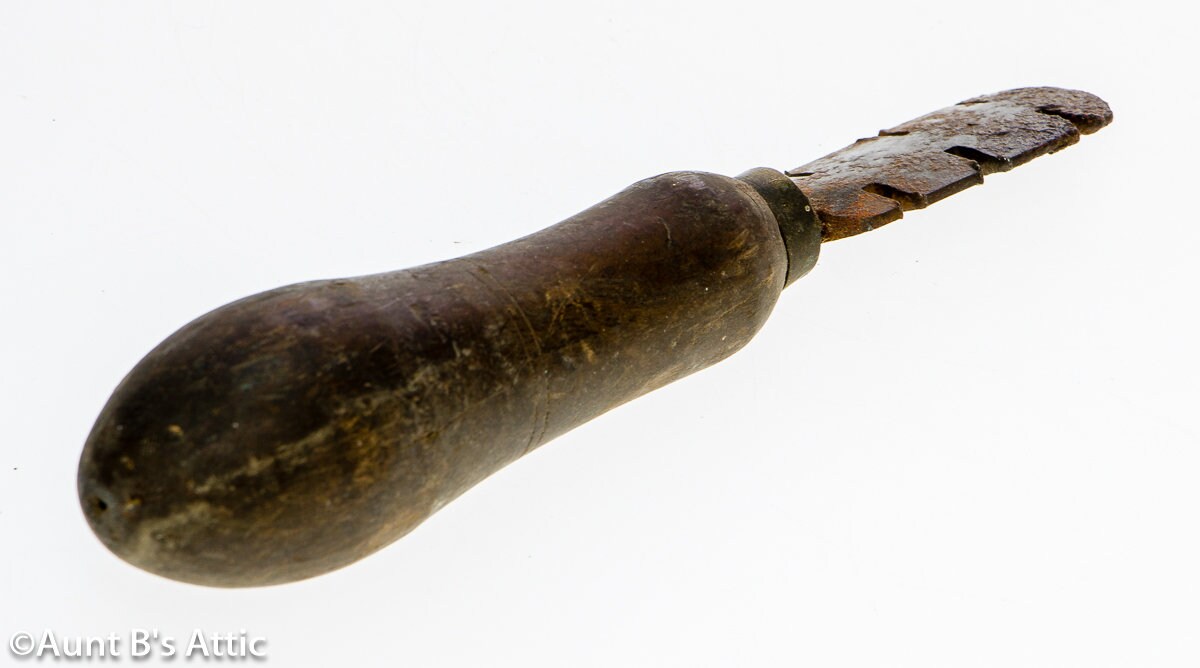 Antique Saw Wrest Saw Set Blade Sharpener 5 1/2" Wood & Metal Rustic ...