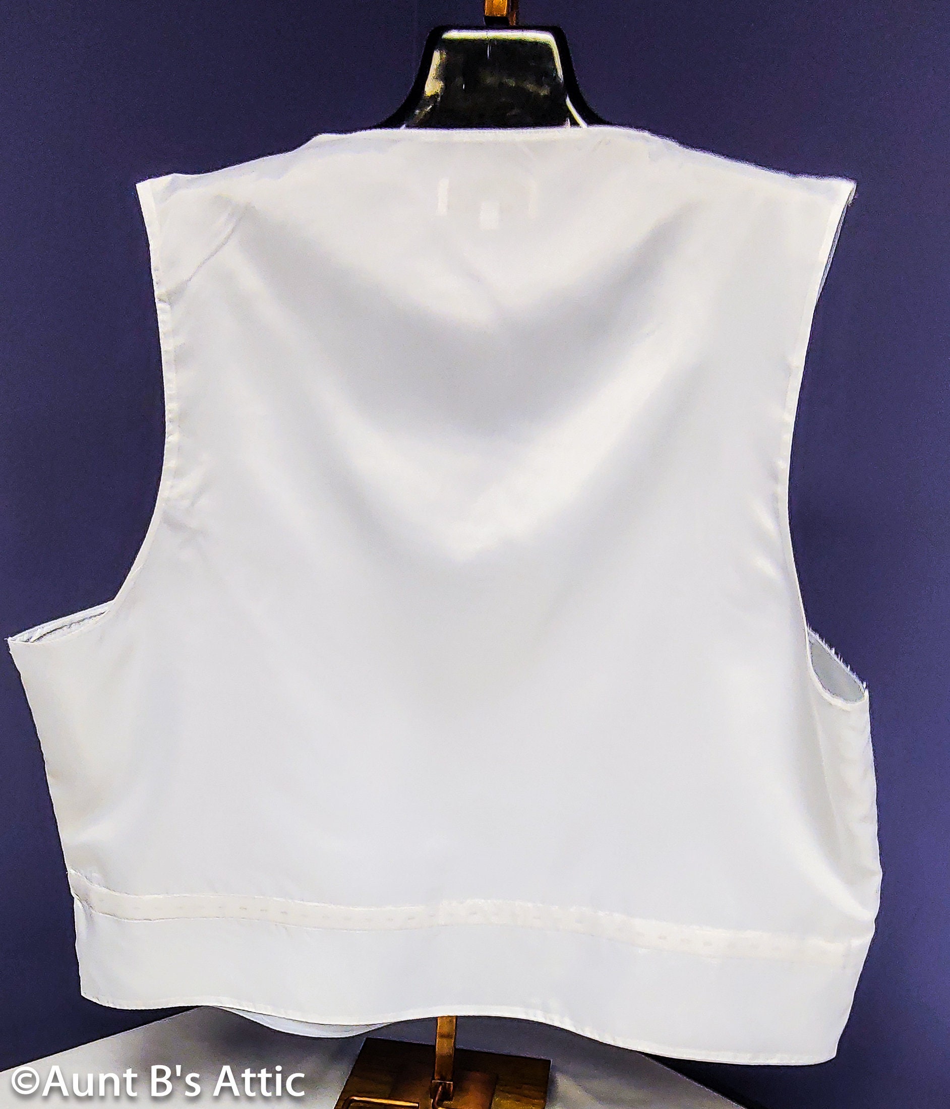 Easter Bunny Vest and Tie Salmon Pink Full Back Hand Decorated Mascot ...