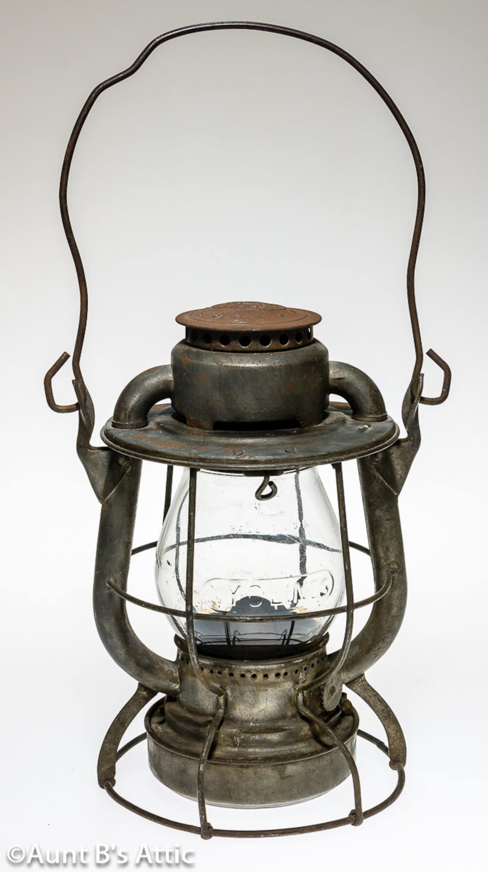 Antique Dietz Vesta Railway Lantern New York Central Lines W/ Clear ...