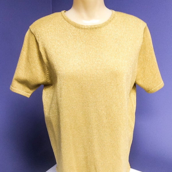 Gold Sweater - Etsy