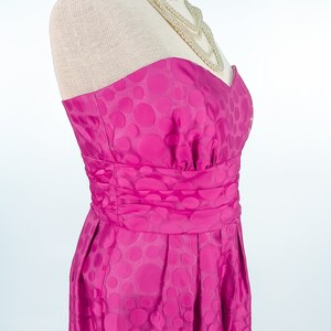 Vintage 80's Barbie Style Party Dress Brite Pink Strapless Formal/prom ...