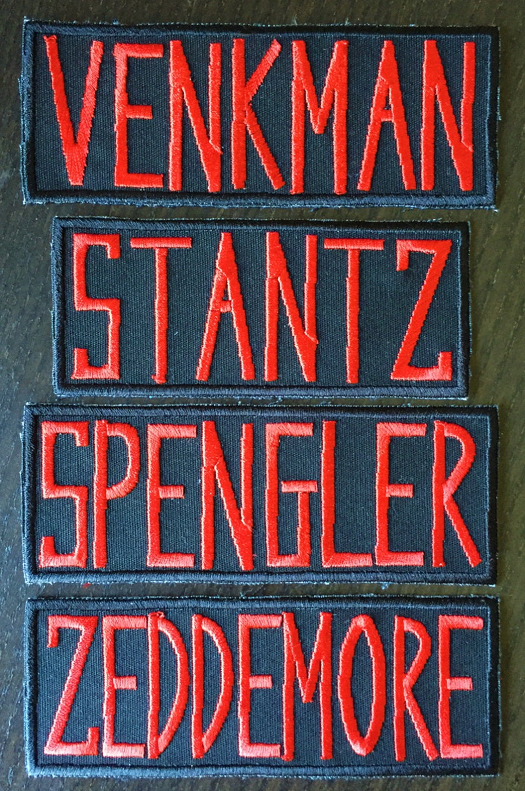 Ghostbusters Name Tag Patches - CUSTOM YOUR NAME - Etsy
