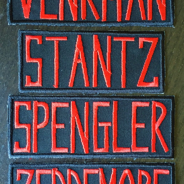 Ghostbuster Name Tag - Etsy