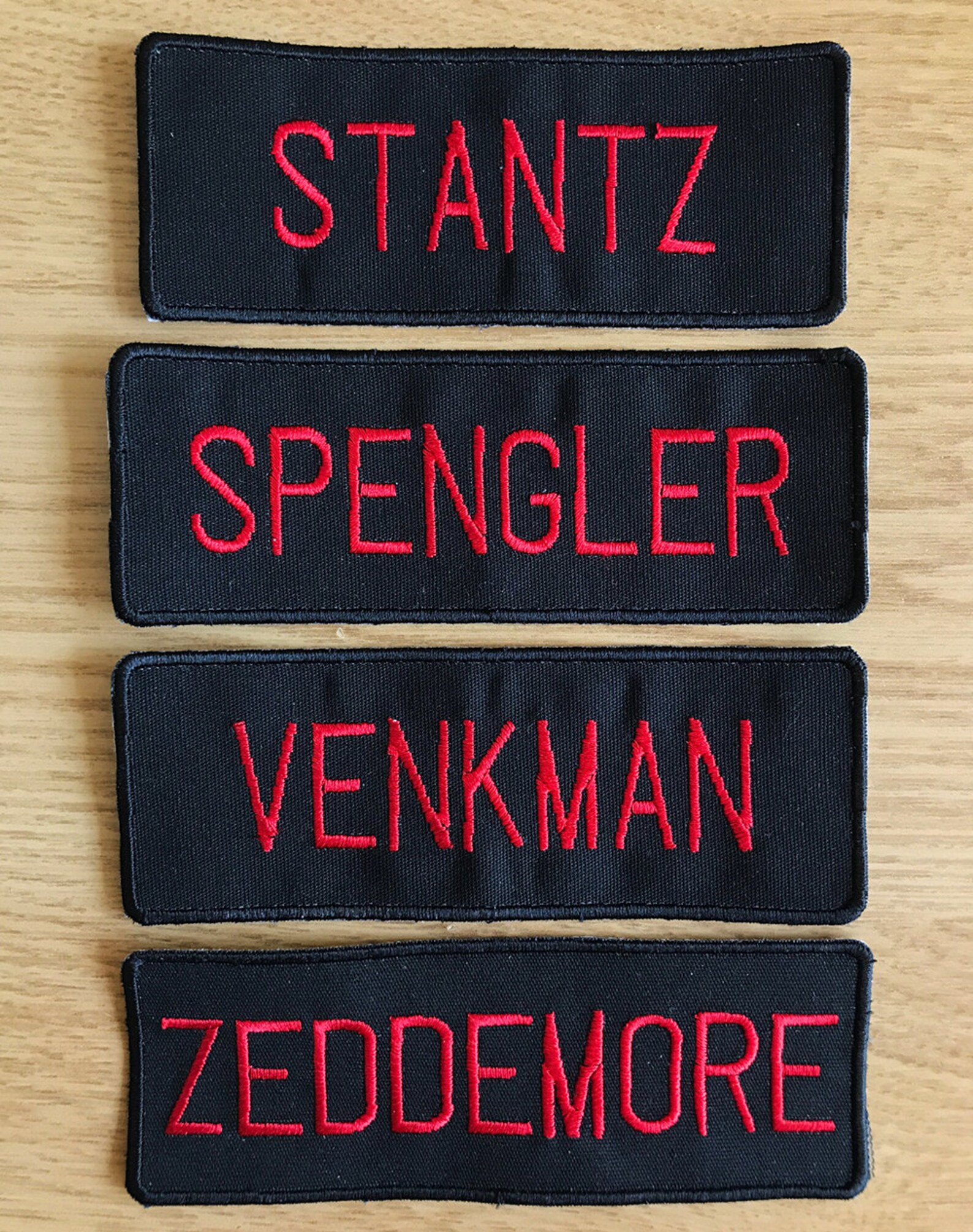 Ghostbusters 2 Name Tag Patches CUSTOM YOUR NAME - Etsy