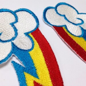 Mlp:fim Rainbow Dash Patch - Etsy