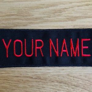 Ghostbusters 2 Name Tag Patches - CUSTOM YOUR NAME - Etsy