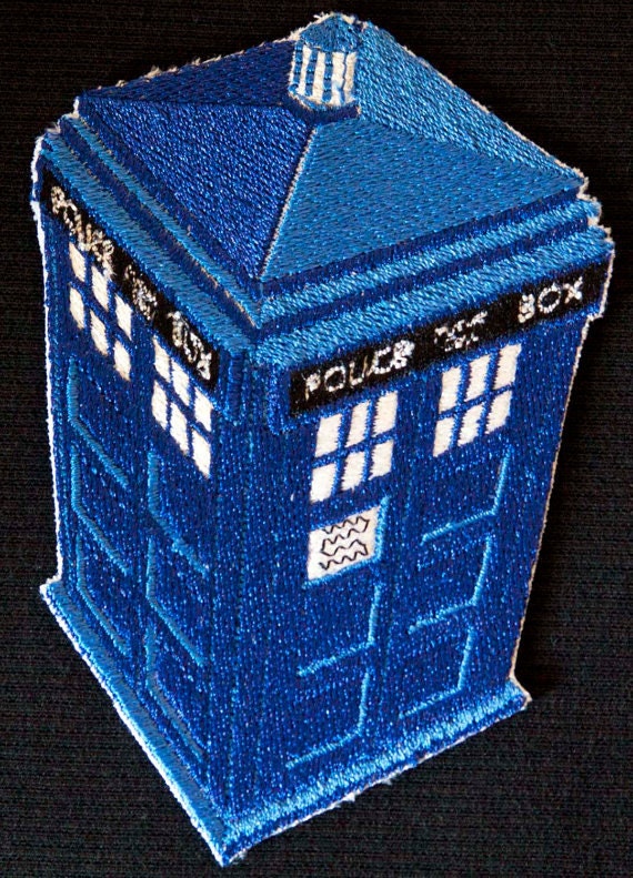 Dr. Who Tardis Logo Patch | Etsy
