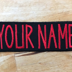 Ghostbusters Name Tag Patches - CUSTOM YOUR NAME - Etsy