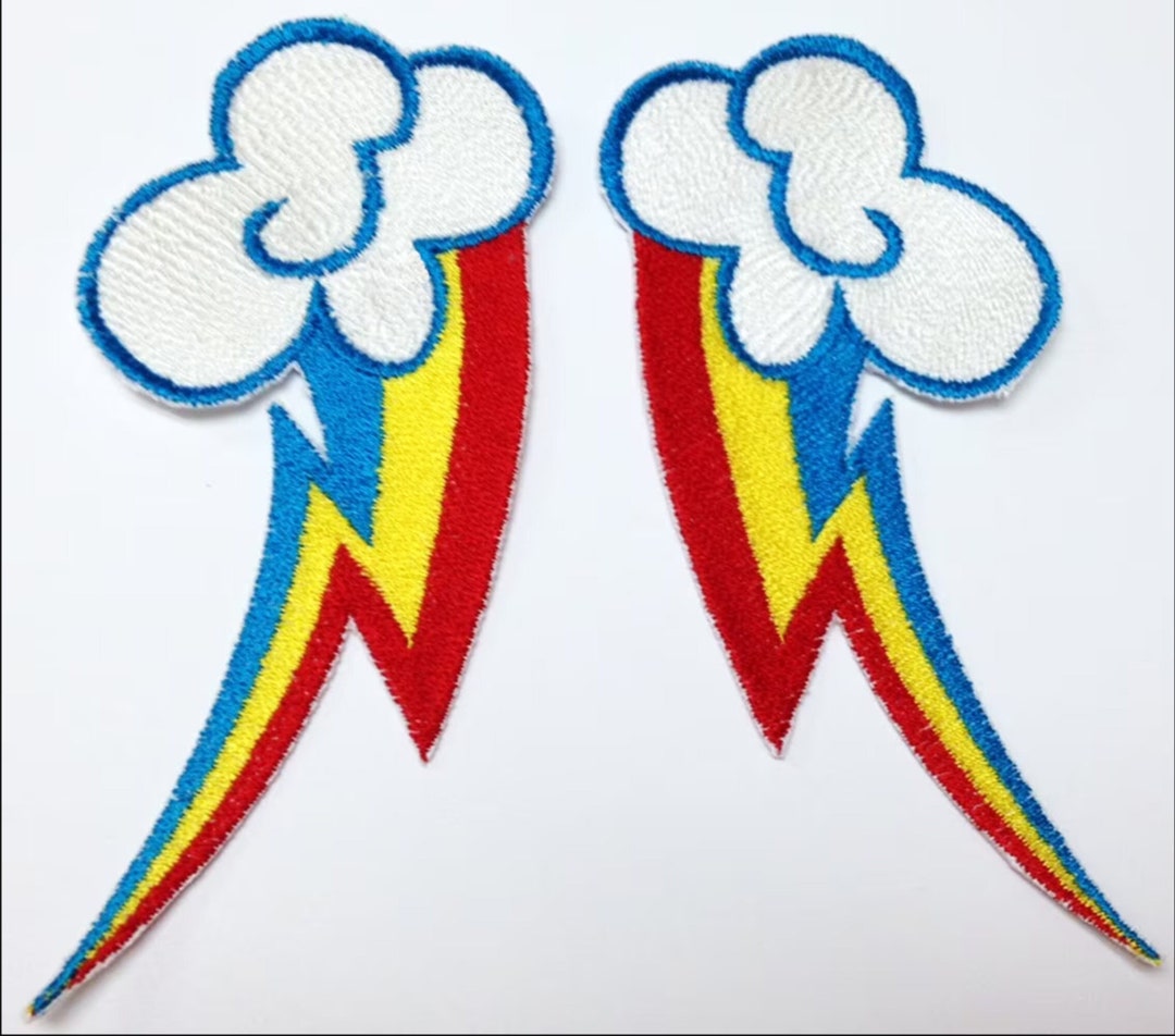 Mlp:fim Rainbow Dash Patch - Etsy