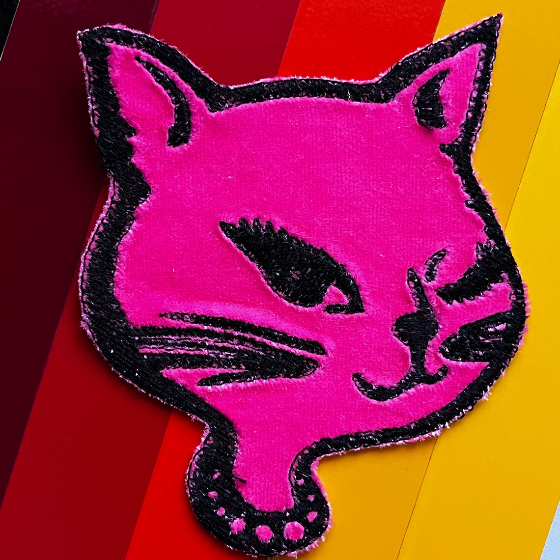 That Sassy 90s Cat Patch - Etsy