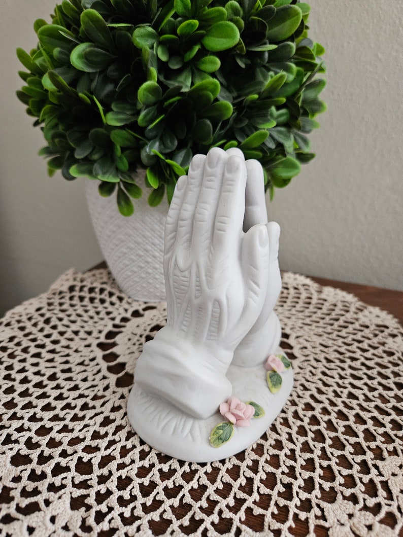 Vintage Ceramic/bisque Praying Hands Religious Gift Christian Gift ...