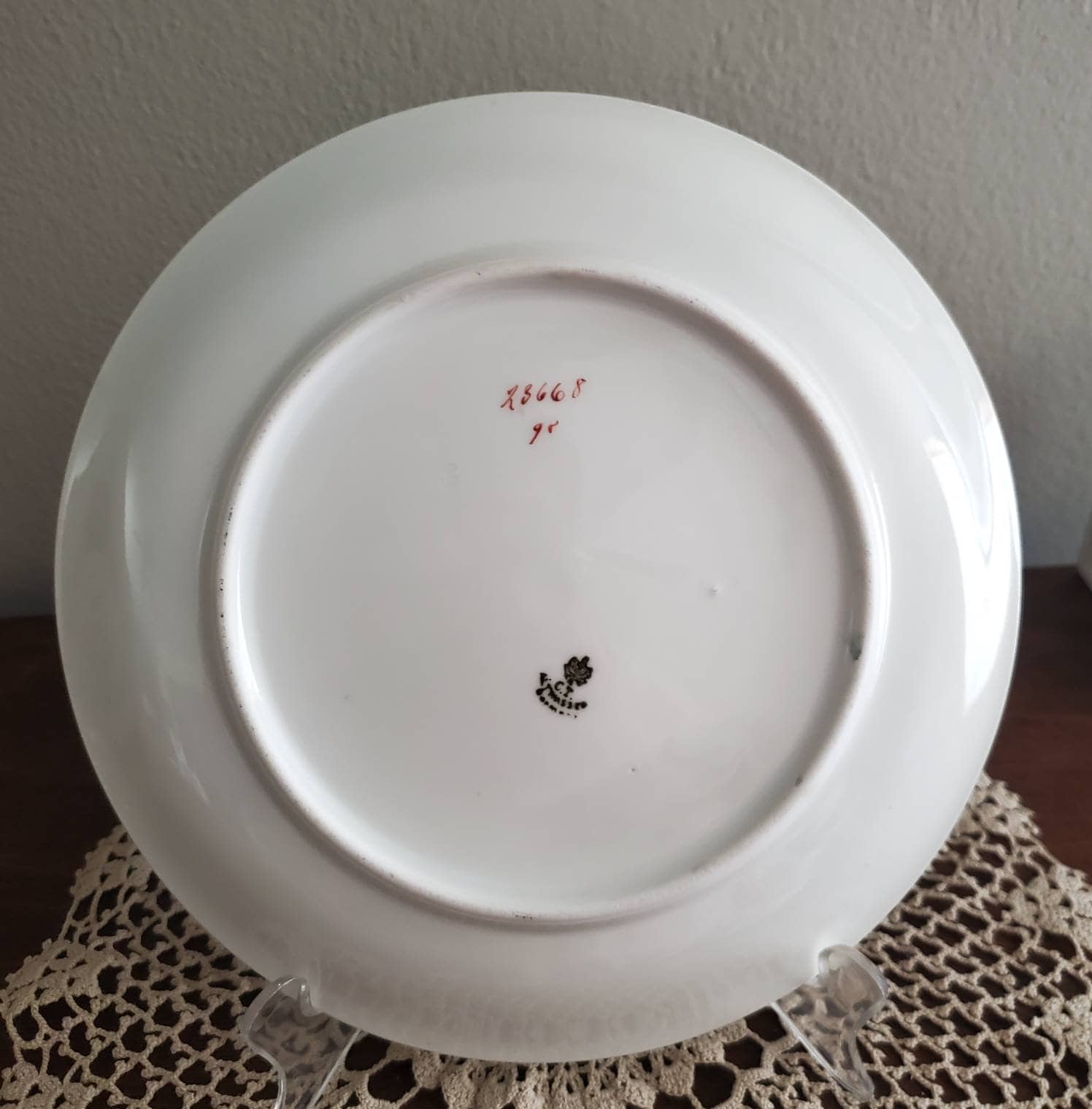 Vintage C.T. Altwasser Plate Made in Germany Beautiful Flower Plate ...