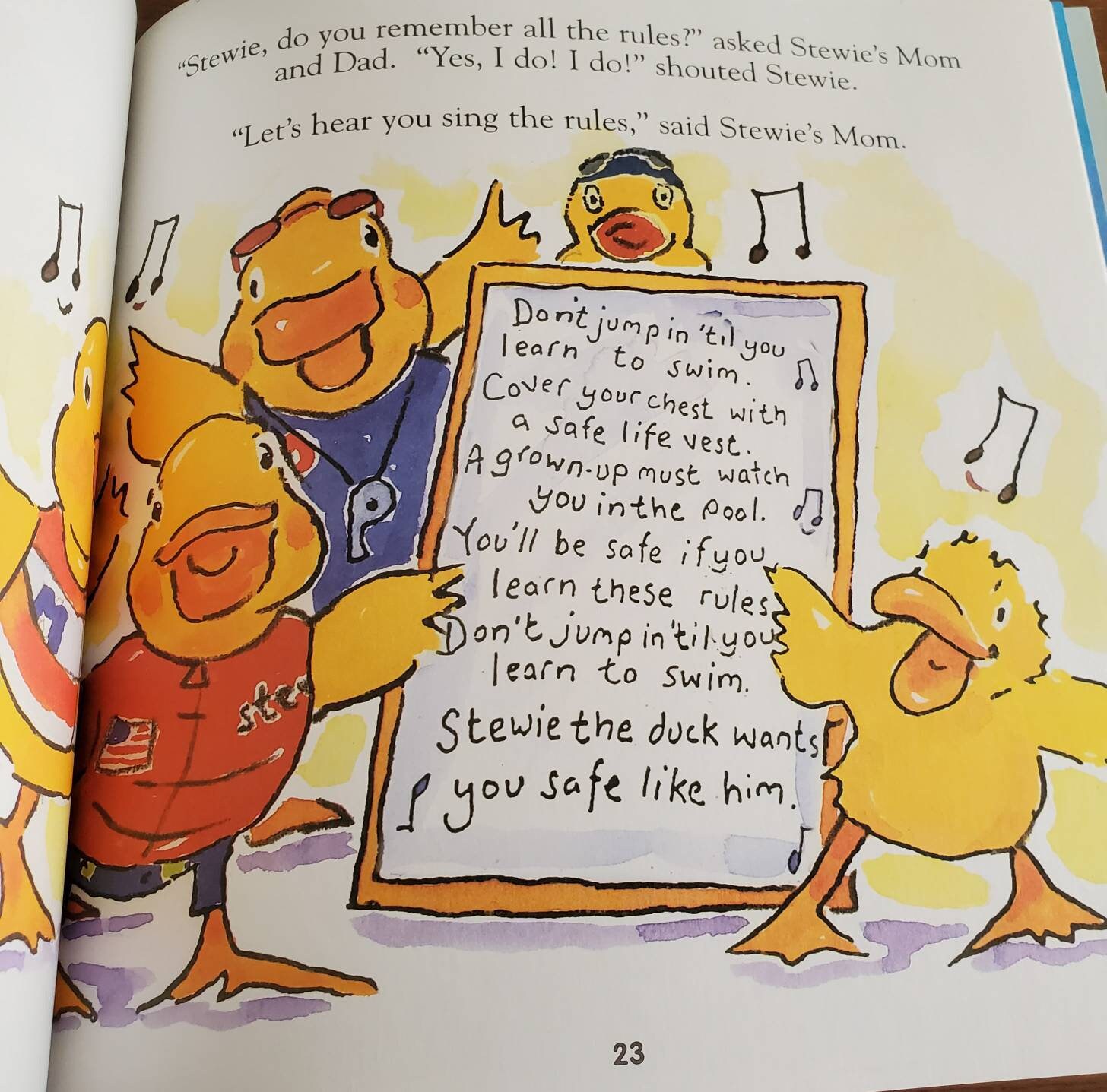 Vintage Stewie the Duck Learns to Swim Book/cd Set for Kids A Child's ...