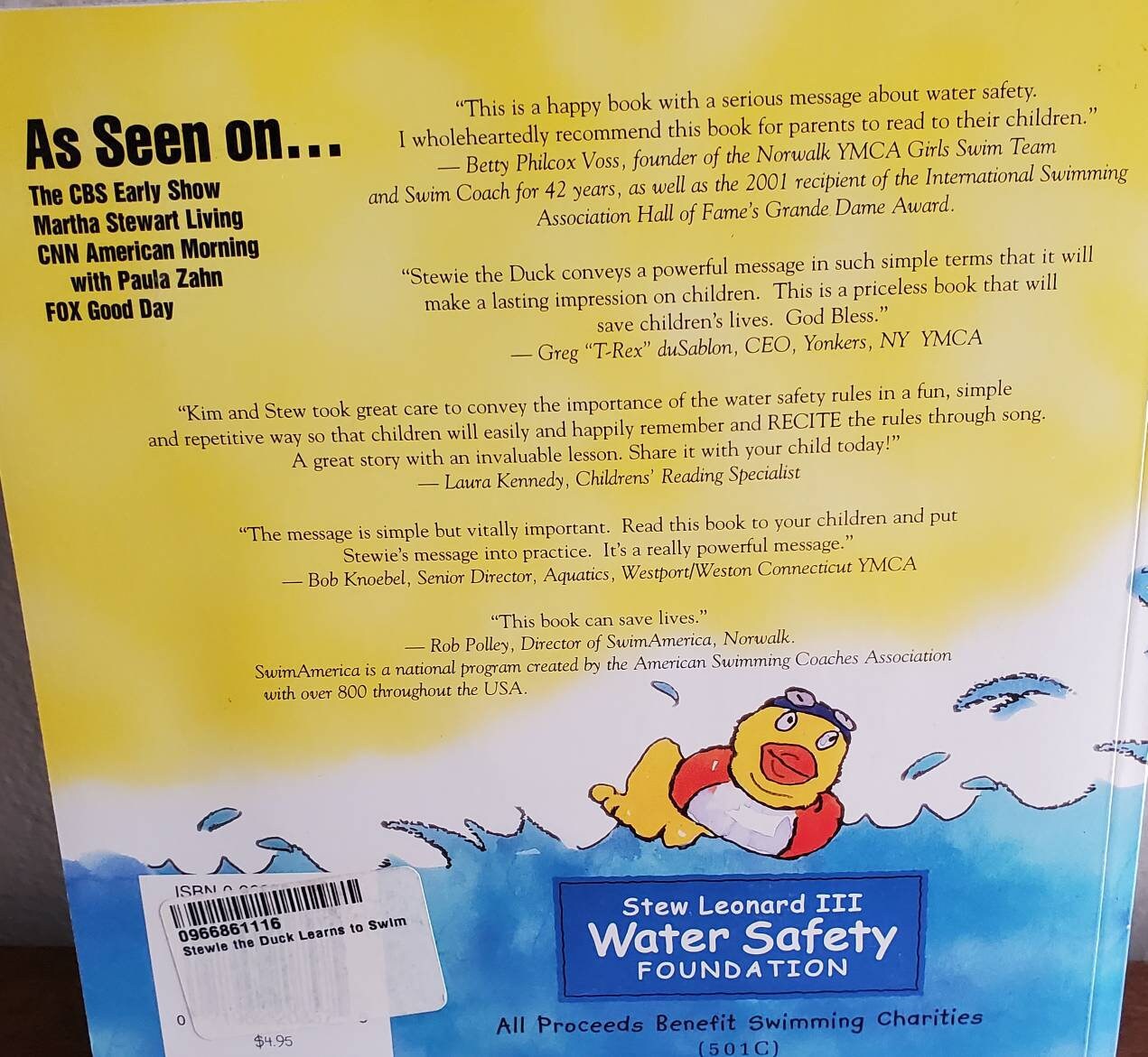 Vintage Stewie the Duck Learns to Swim Book/cd Set for Kids A Child's ...