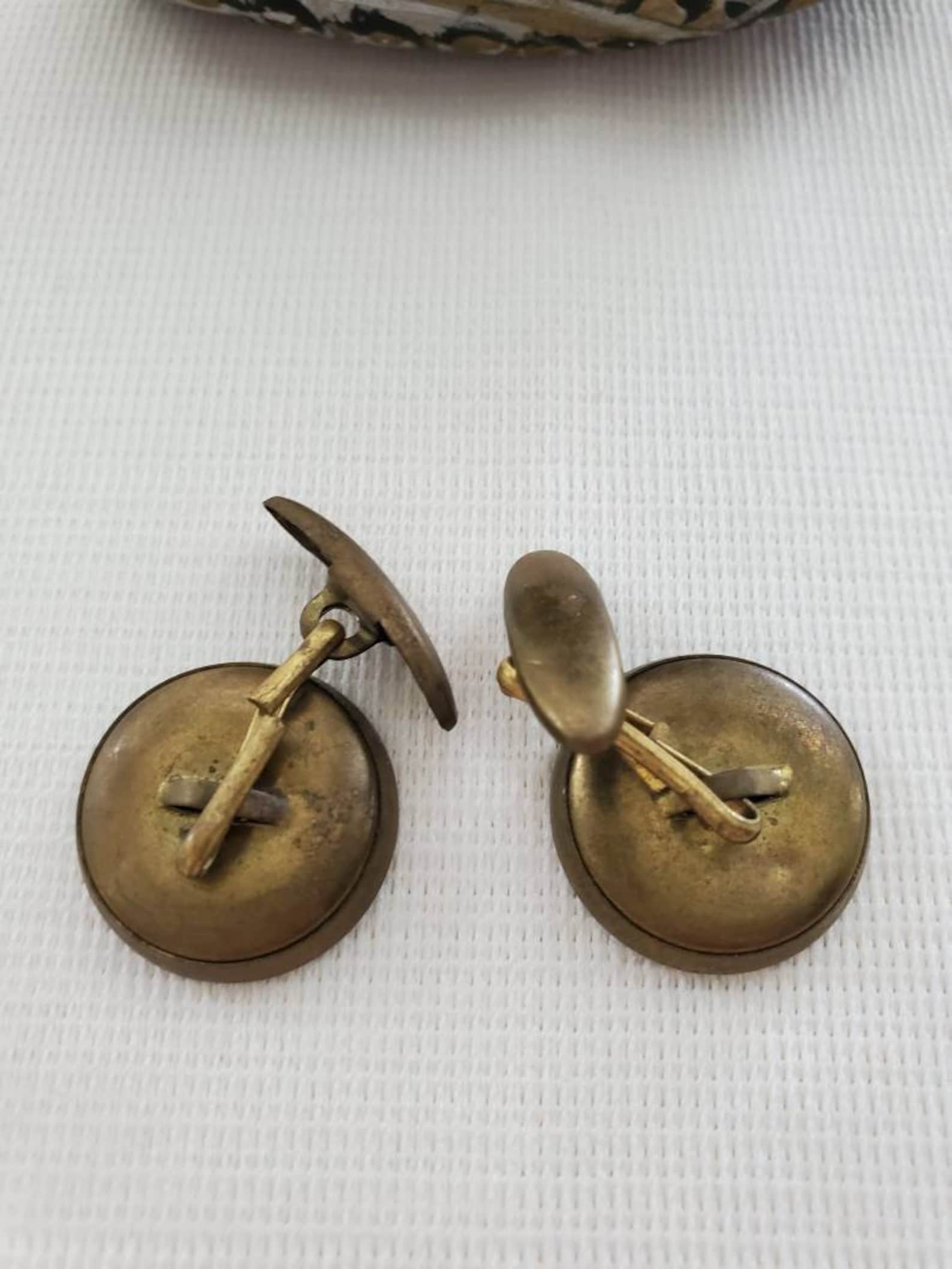 Vintage Chain Link Cufflinks 1930s Cufflinks Ancient - Etsy
