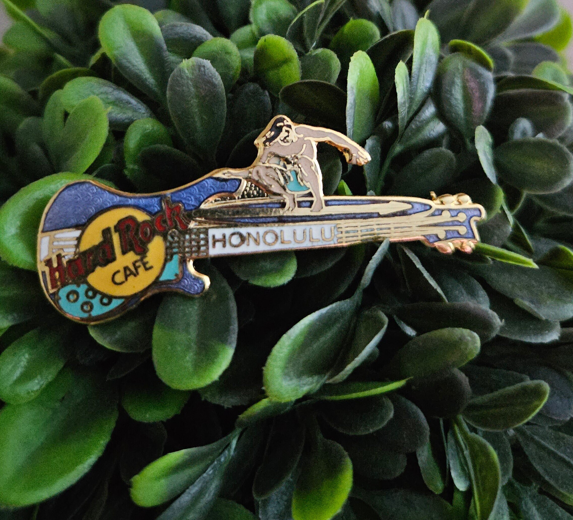 Vintage Hard Rock Cafe Honolulu Enamel Lapel Pin Hard Rock Cafe ...