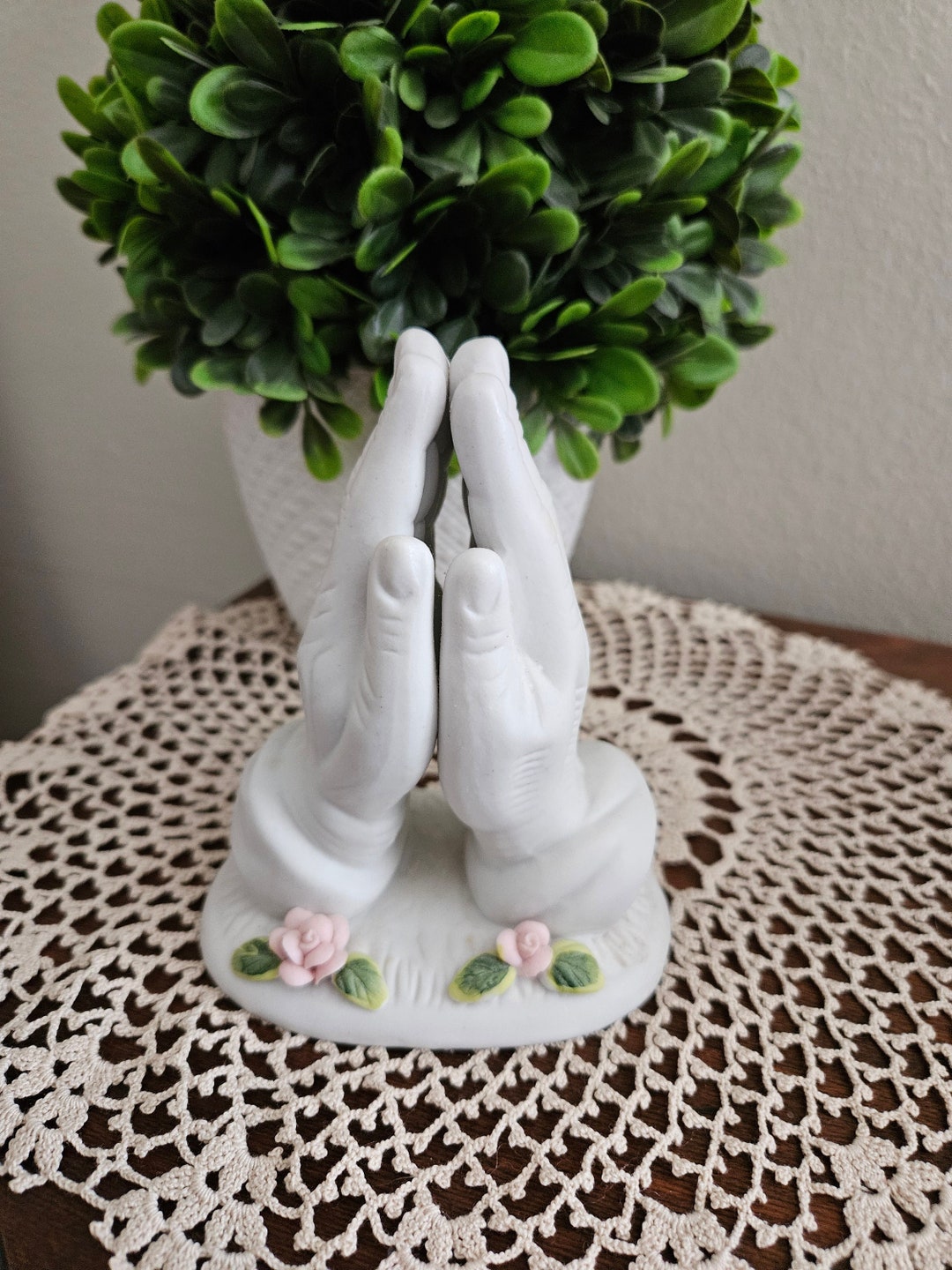 Vintage Ceramic/bisque Praying Hands Religious Gift Christian Gift ...