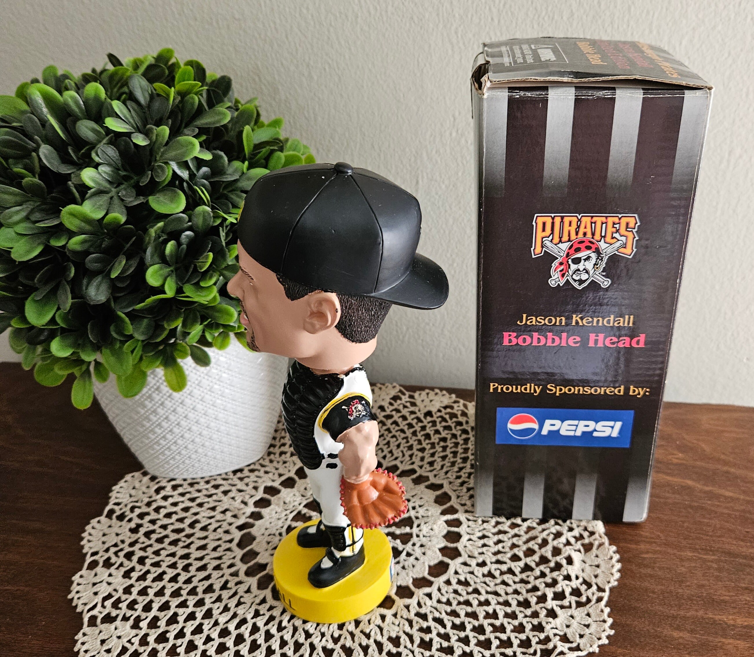Vintage Jason Kendall Bobblehead Pittsburgh Pirates - Etsy