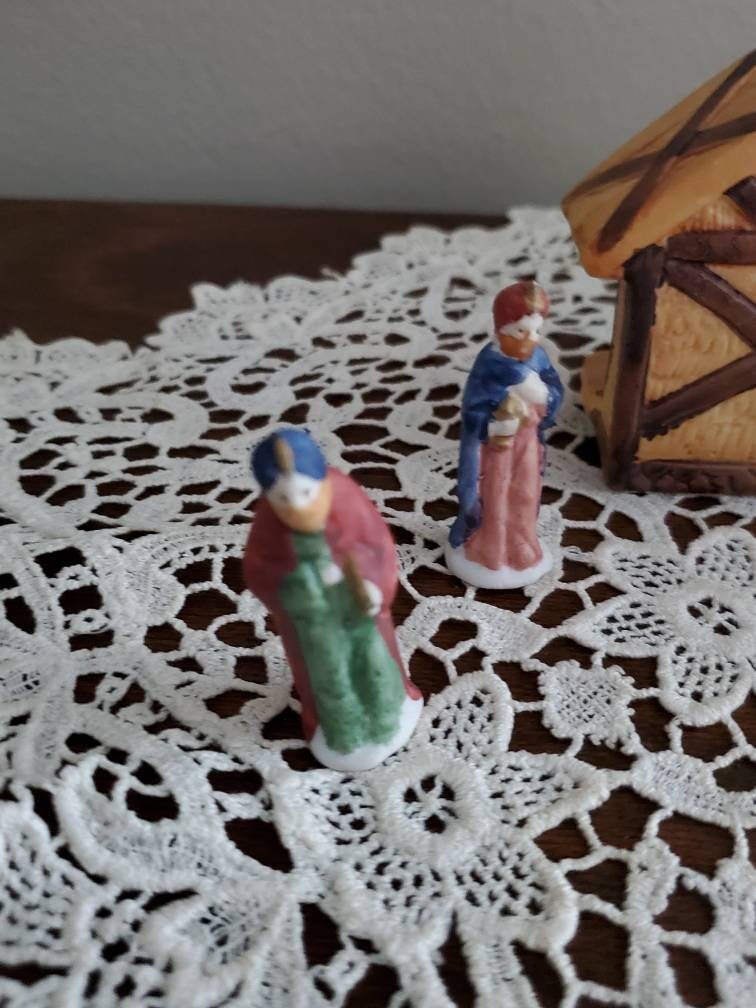 Vintage Lemax Dickensvale Nativity Scene Miniature Porcelain - Etsy
