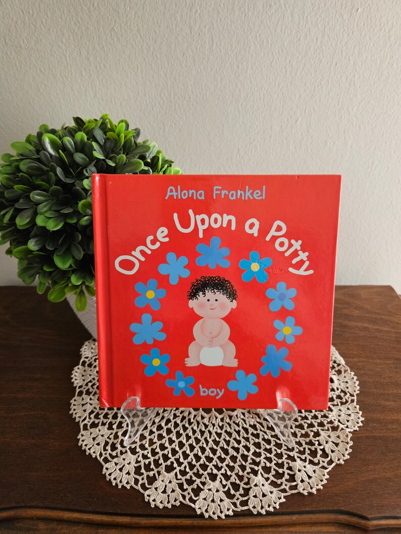 Vintage Boy's Book Once Upon a Potty by Alona Frankel Toilet Training ...